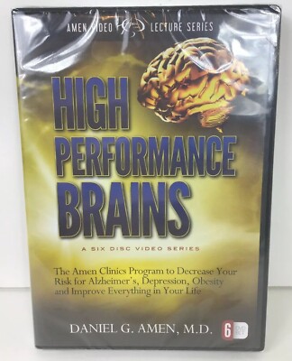 High Performance Brains 6 DVD Set by Daniel G. Amen, M.D. Brand NEW | eBay