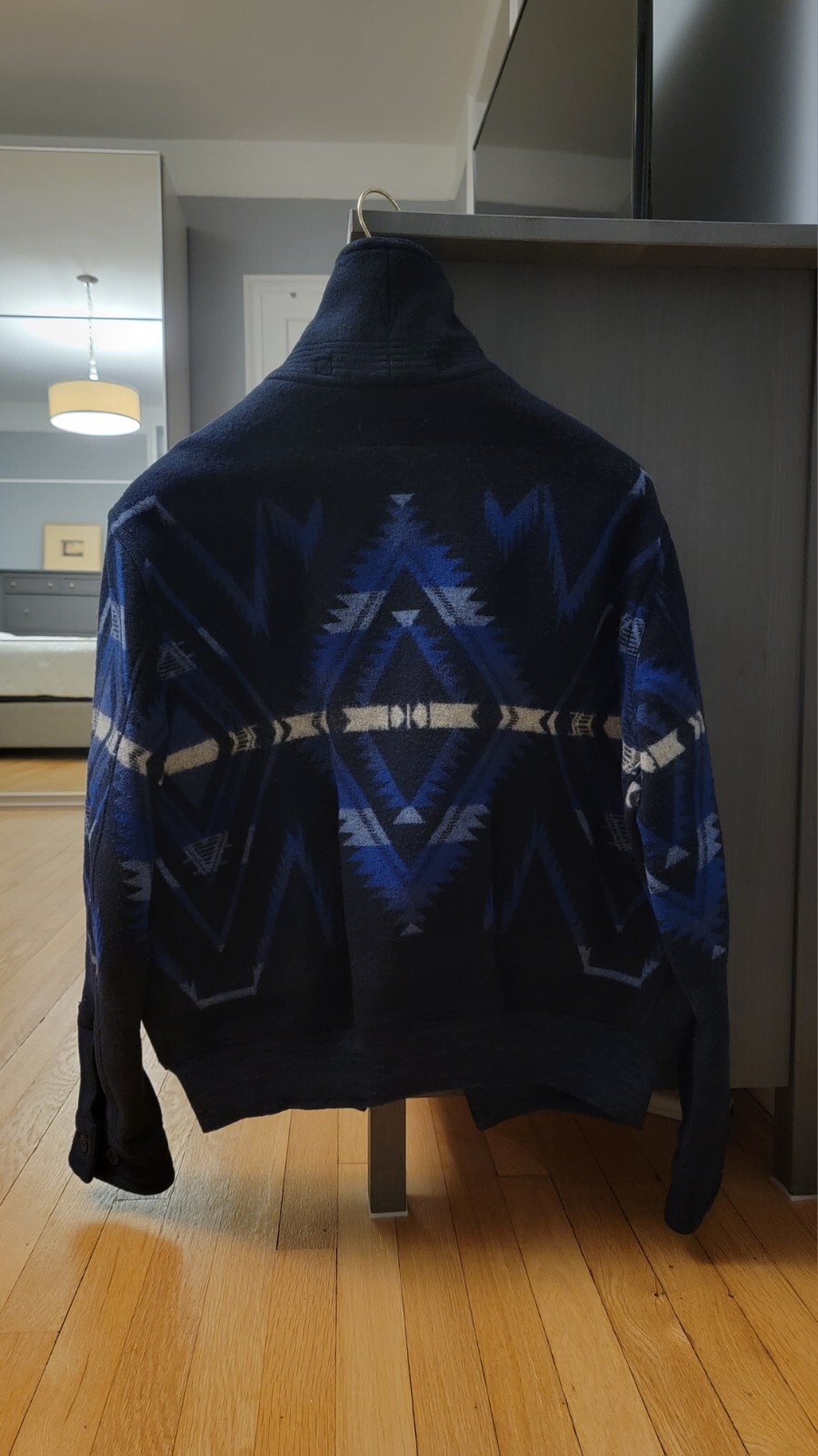 POLO Ralph Lauren Aztec Native Southwest Jacket Indian Pwing Stadium 92 ...
