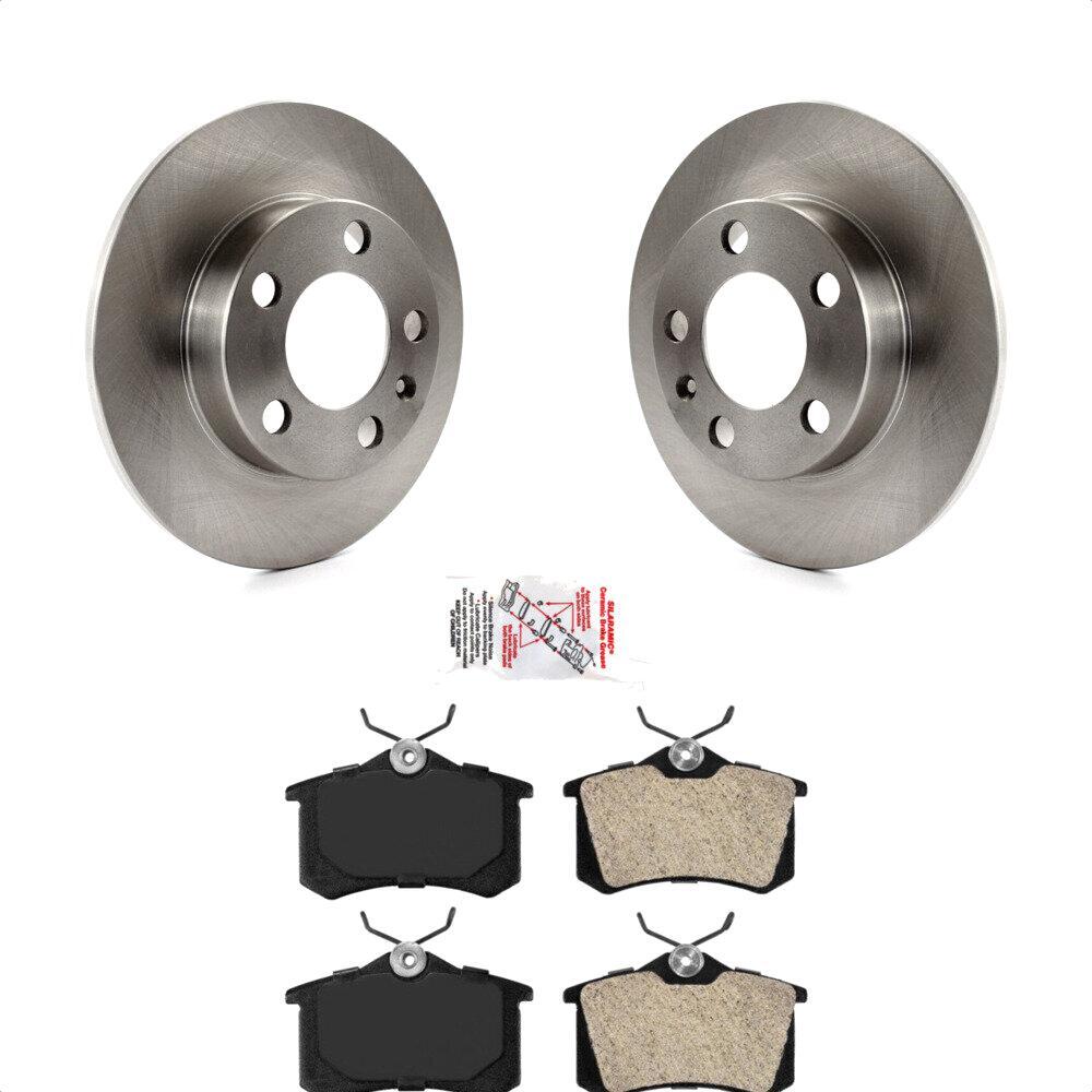 Disc Brake Rotors and Pads Kit for Volkswagen Beetle Rear of Car K8A ...