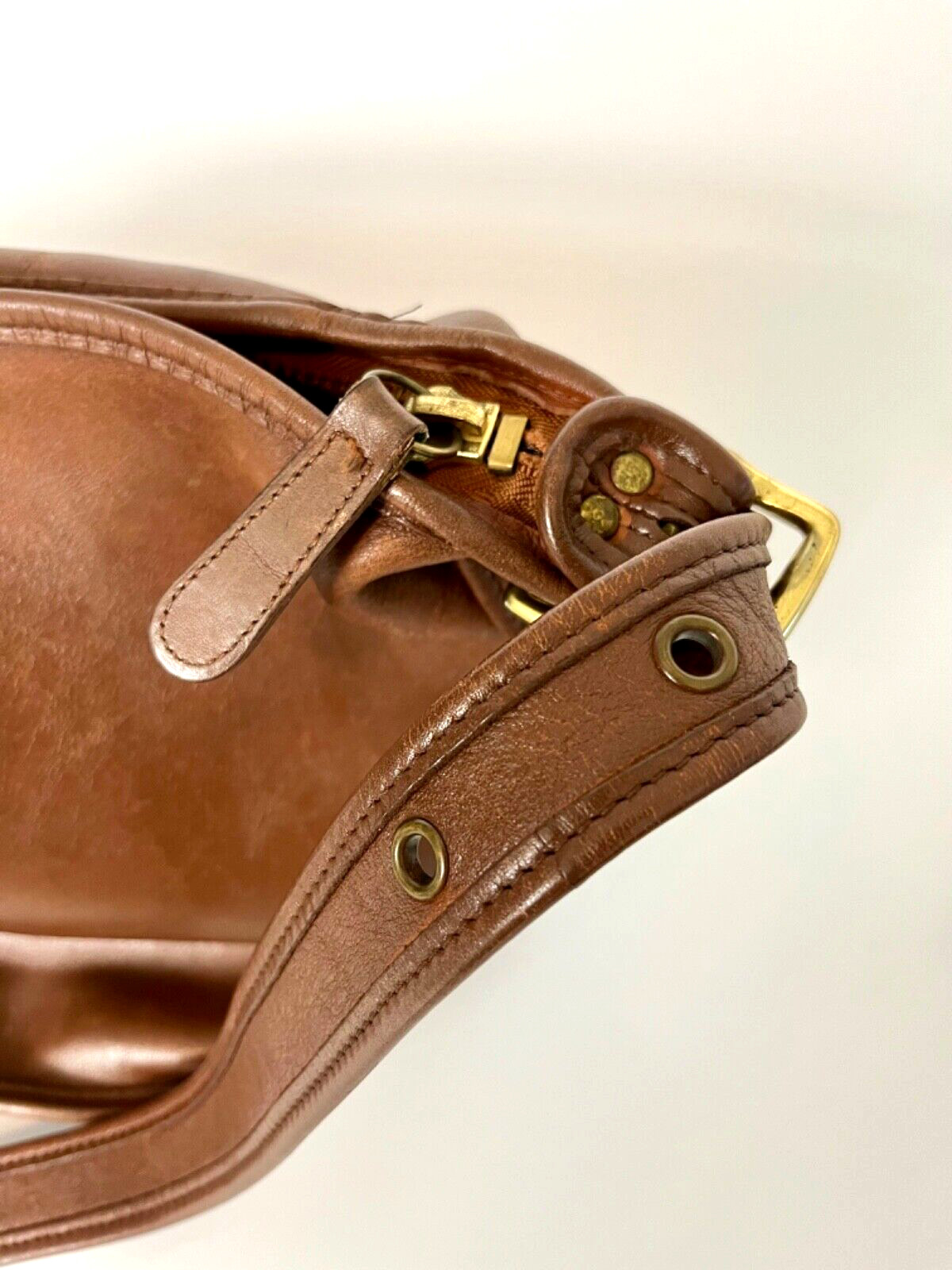 Rare Old Coach #9953 Shoulder Bag Bucket Type Brown V… - Gem