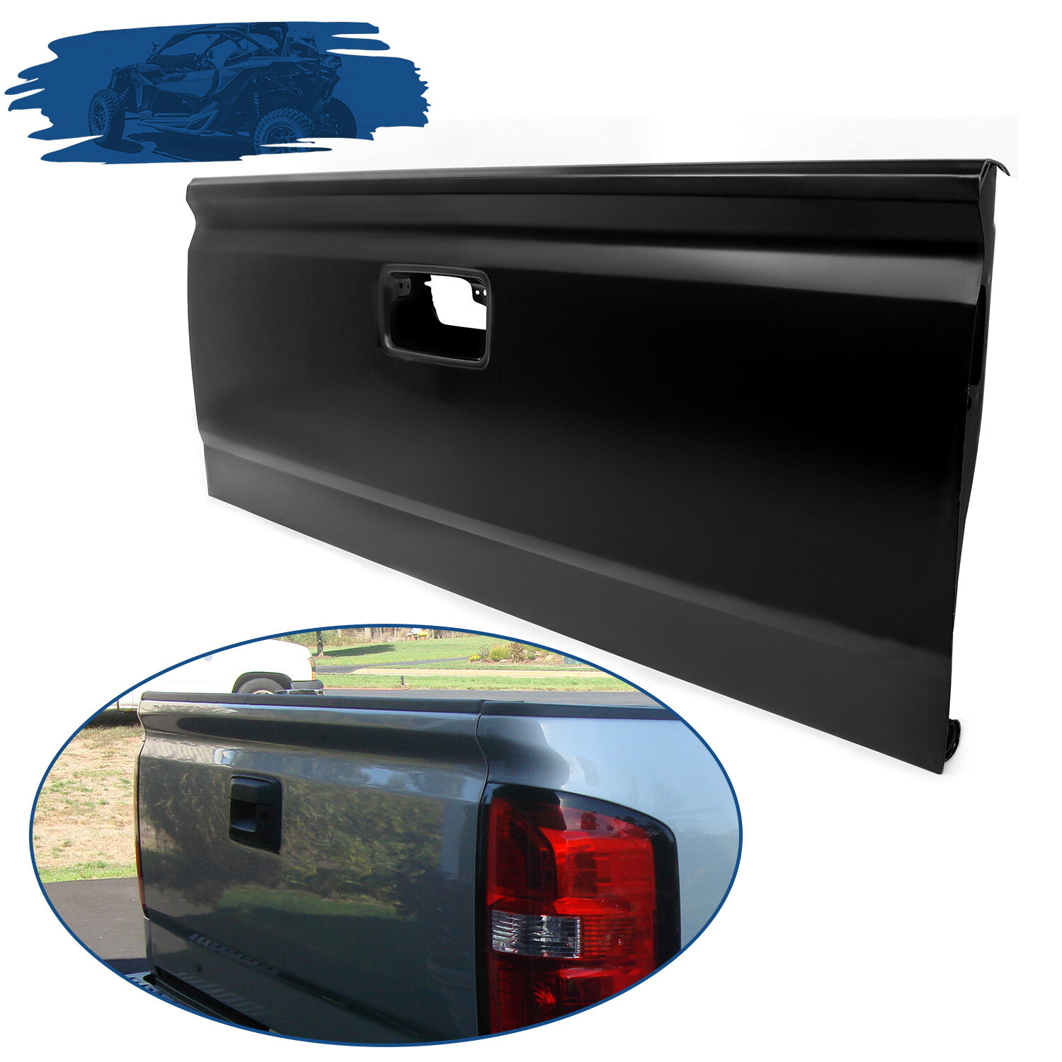 Tailgate Assembly For 14-19 18 Chevy Silverado Sierra 1500 2500 3500HD ...