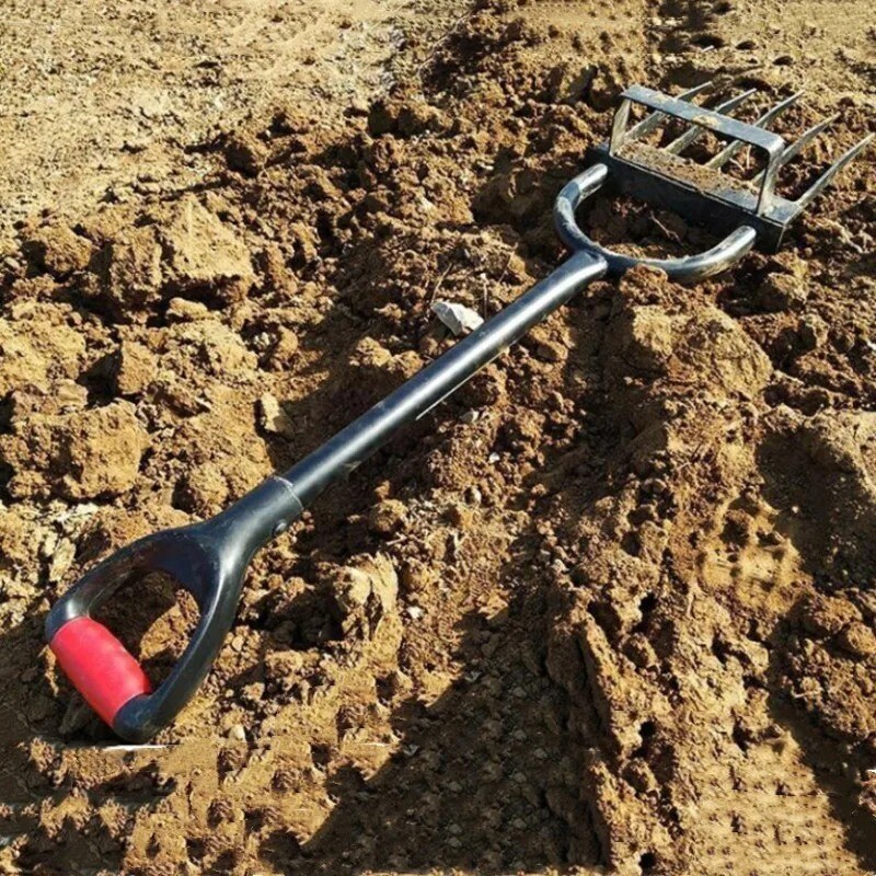 Dirt Turner Manual Dirt Turning Rake Deep Turning Tools Farm Fork Tools ...