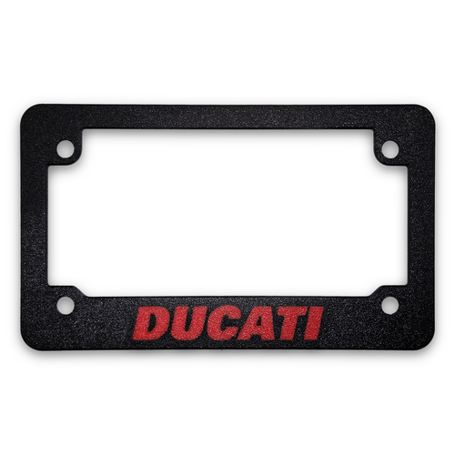 For Ducati Motorcycles Textured Motorcycle License Plate Frame (RED) | eBay