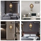 Aero Snail Dia 9-inch Retro Style Vintage Wood Indoor Wall Clock with ...