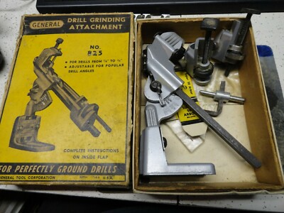Vintage Drill Grinding Attachment Machinist General Tool Corporation No ...