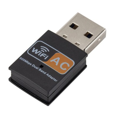 Dual-Band 600Mbps Mini Wireless Network Card Computer External WIFI ...