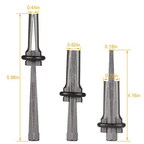 10 Packs of Heavy Duty Wedge and Feather Shims 5/8 Inch Plug Shim and ...