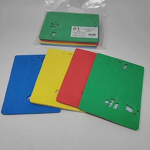 Magnetic Foam Letters, Lowercase Red, Blue Green, Yellow Letters D ...