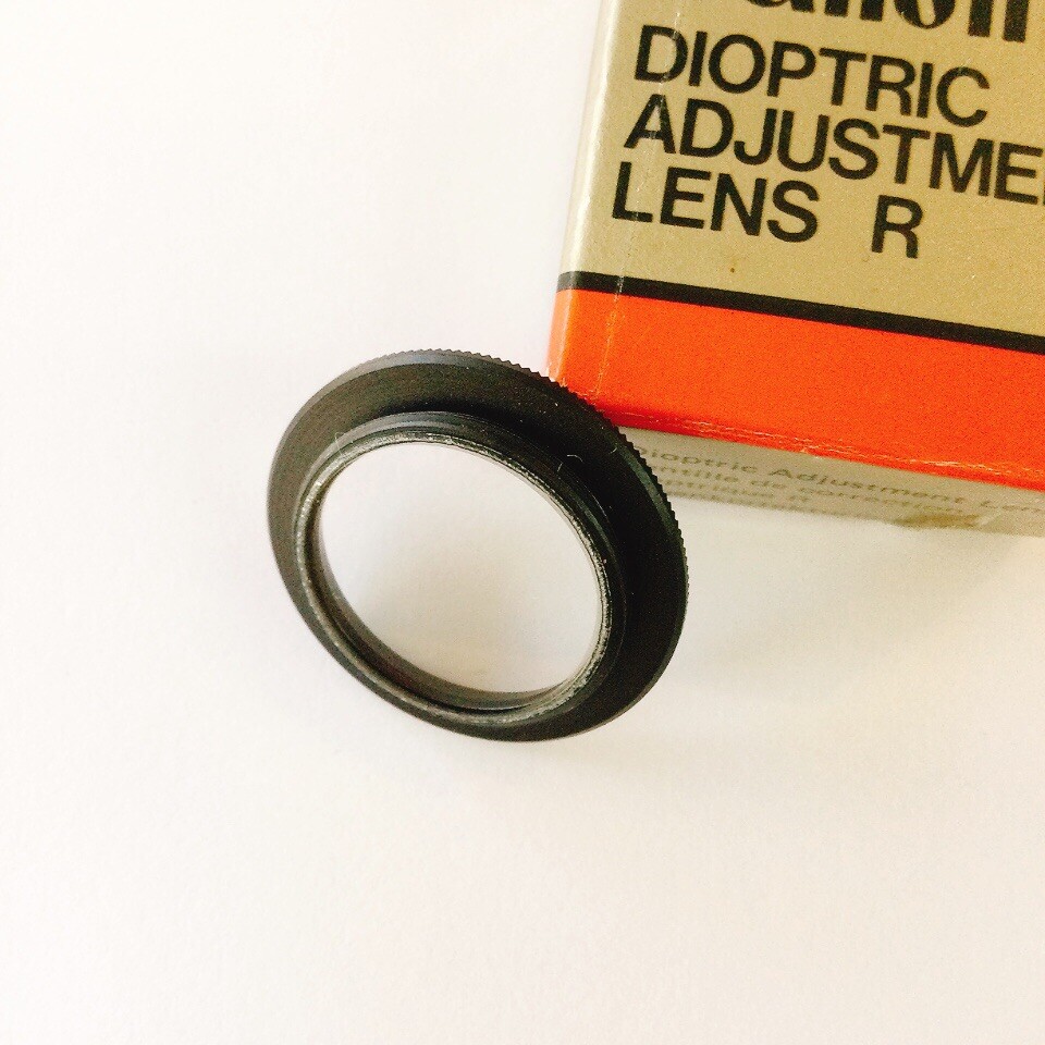 Canon 0 Dioptric Adjustment Lens R correctly eyepiece lens for F-1 F-1N ...