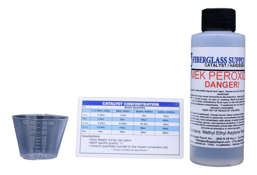 MEK Peroxide Catalyst (MEKP Hardener) - 4oz, Clear | eBay
