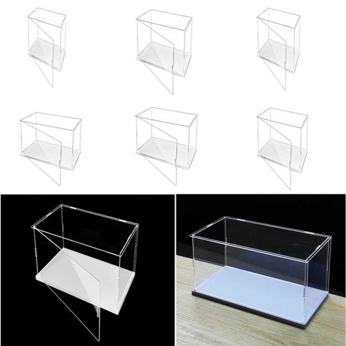 Acrylic Display Case Handmade Toy Show Box Clear Dust Cover Doll | eBay ...