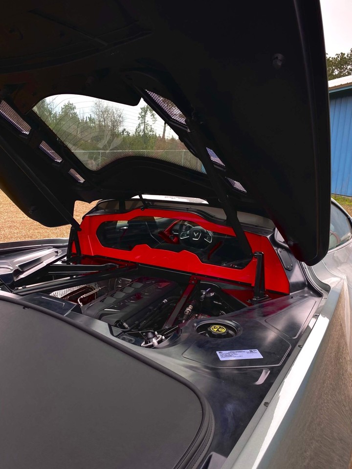 Custom Painted Rear Window Overlay Panel Surround for the 2020+ C8 ...