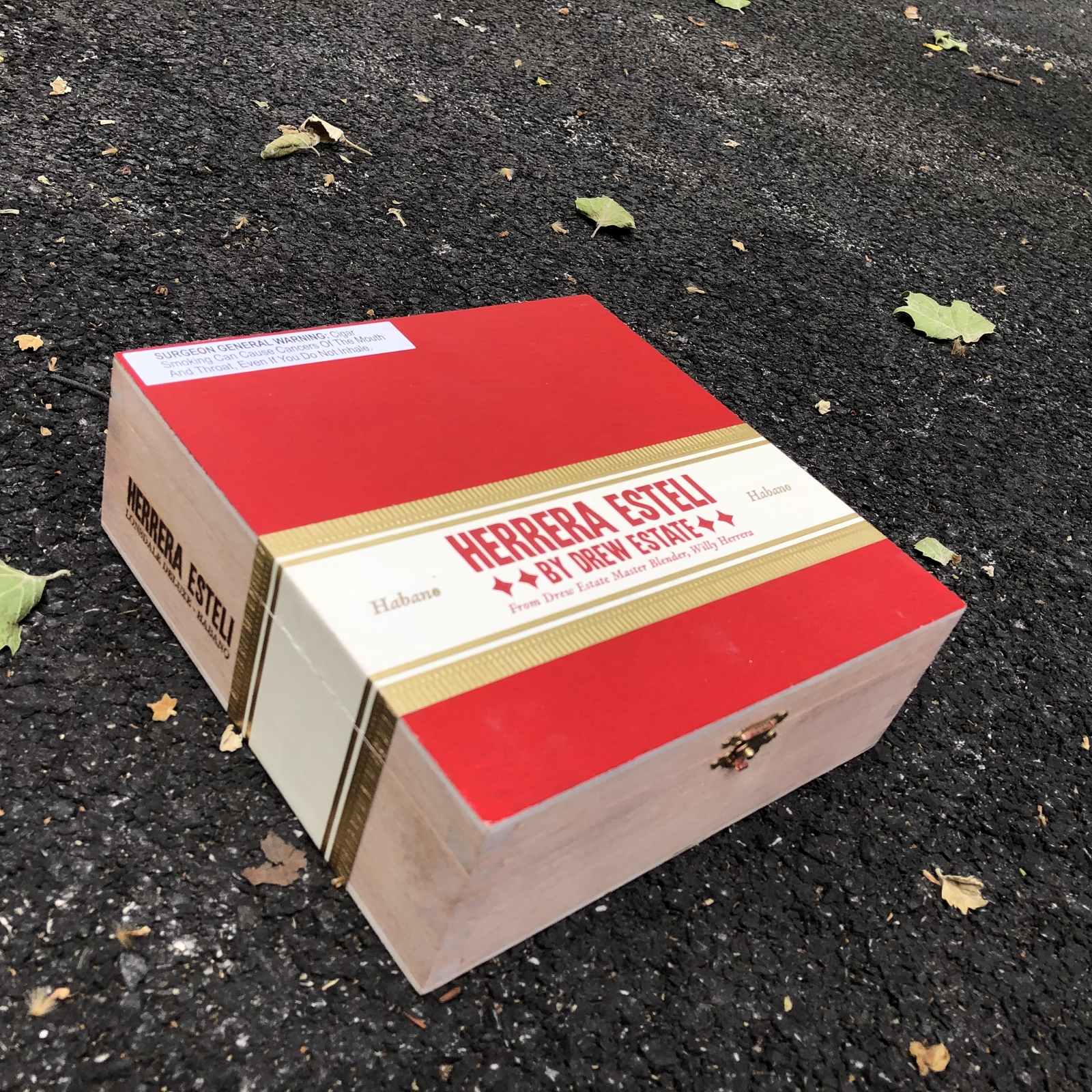 Herrera Esteli Hab Toro Empty Wooden Cigar Box 9x7x3 | eBay