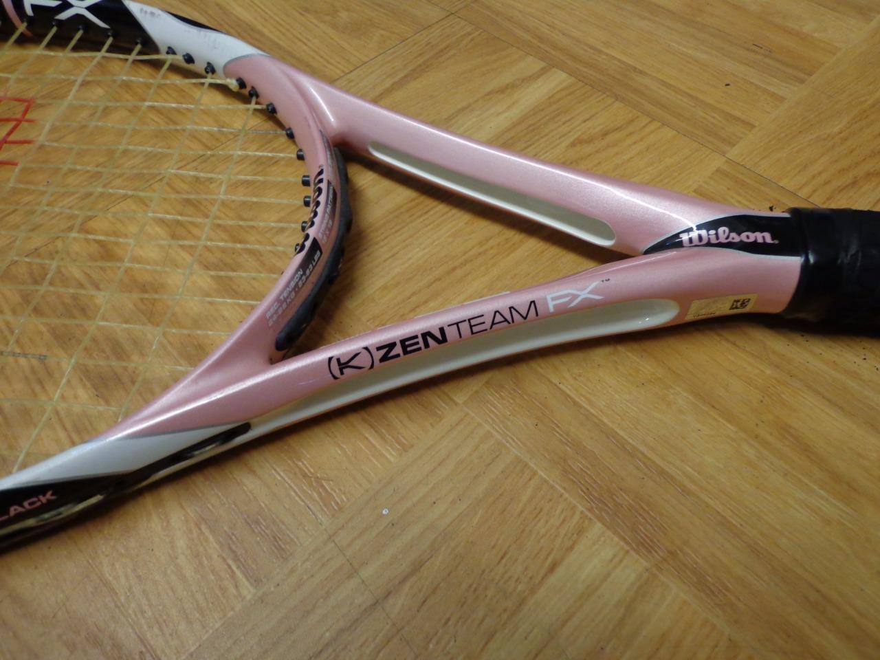Wilson K Factor K ZEN TEAM FX 103 head 4 3/8 grip Tennis Racquet | eBay