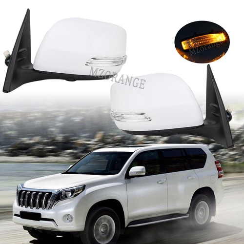 PAIR Electric Door Mirror W/Camera For Toyota Land Cruiser Prado J150 ...