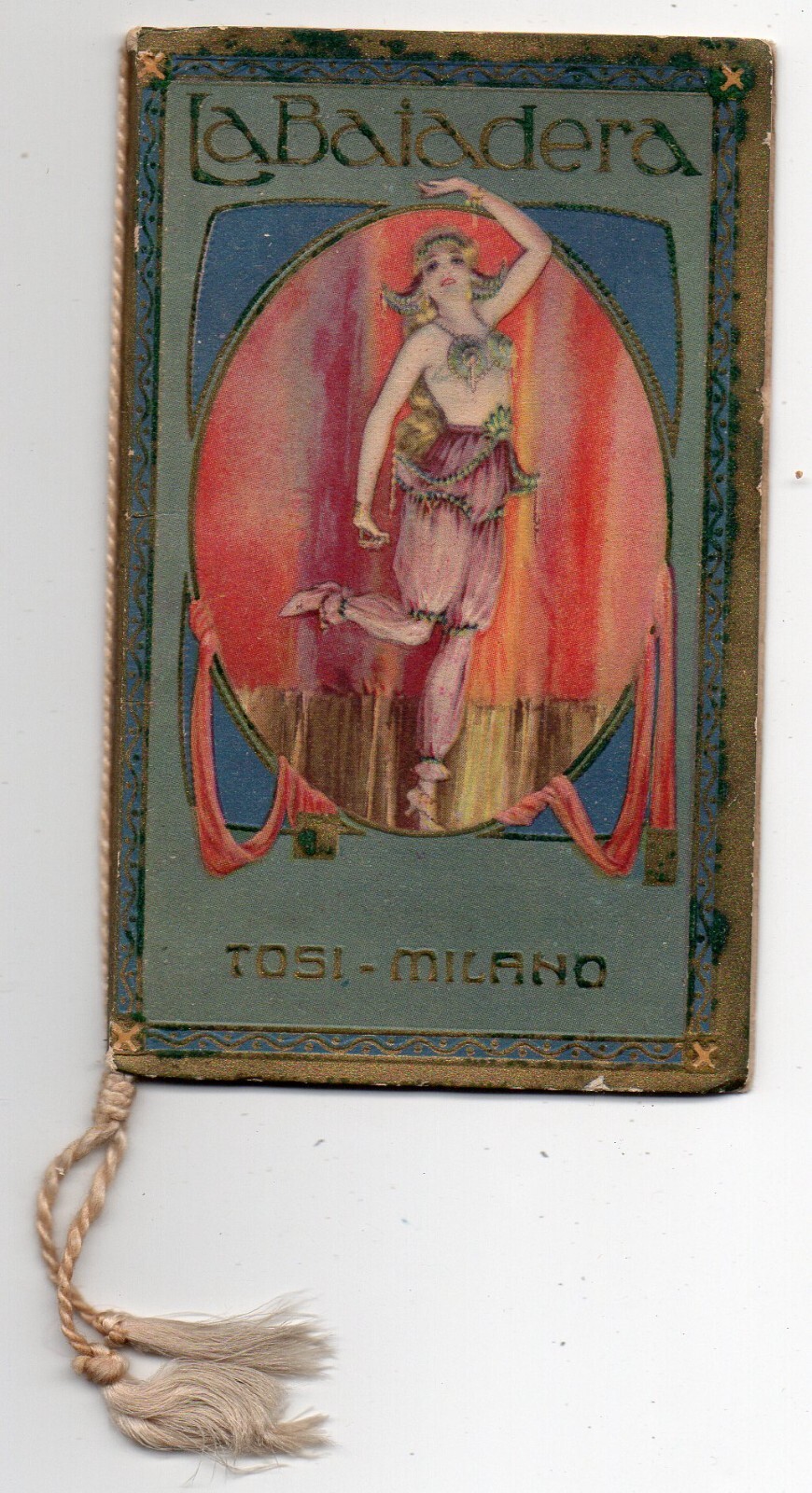 Pocket Calendar - LA BAIADERA - Cologne Waters TOSI of MILAN - Year ...