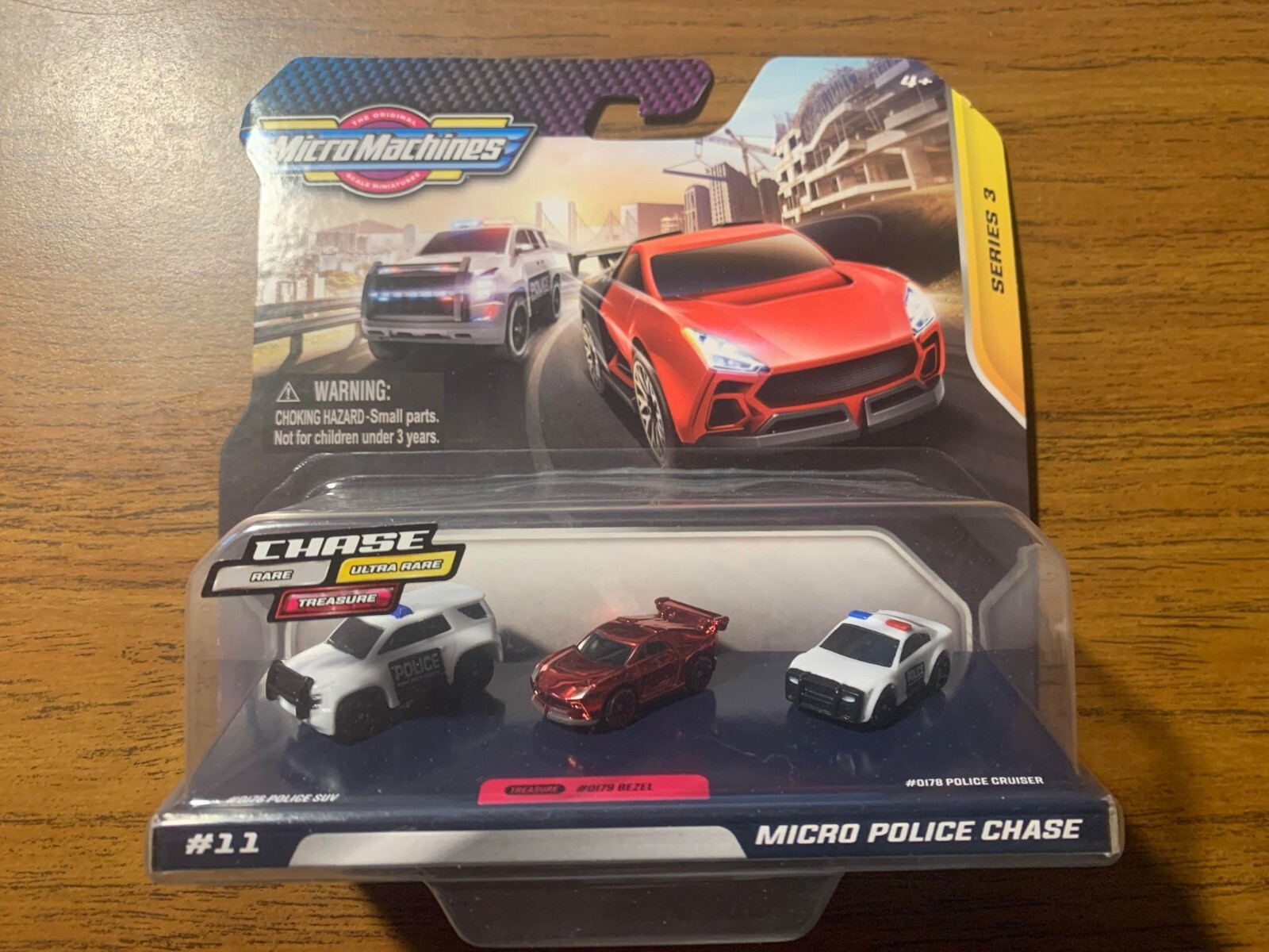 Micro Machines Starter Pack Series 3 #11 Micro Police RED Treasure ...