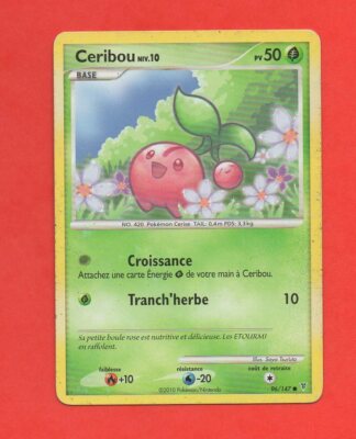 Pokémon n° 96/147 - CERIBOU niveau 10 - PV50 (A8262) | eBay
