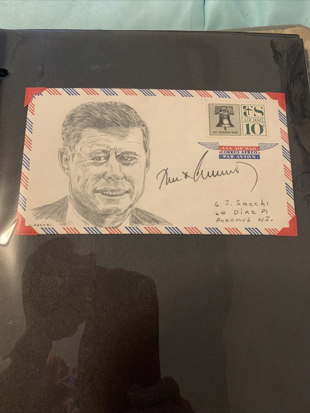 President John F Kennedy Hand Signed First Day Cover November 3, 1961 ...