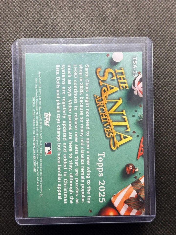 2025 Topps Holiday #TSA-25 Santa Claus The Santa Archives | eBay