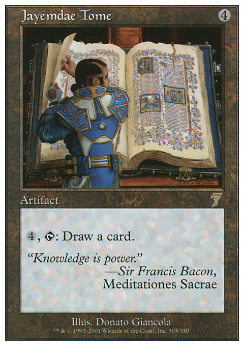 MTG Magic the Gathering Jayemdae Tome (305/354) Seventh Edition LP | eBay