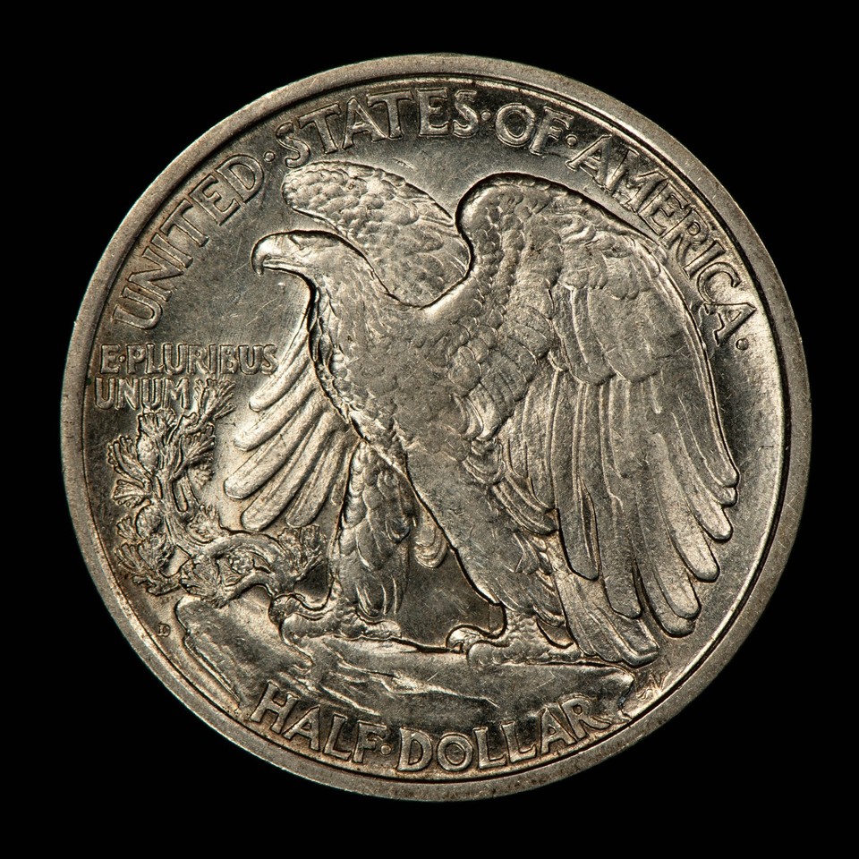 1918-D 50c Walking Liberty Half Dollar - Looks UNC - NGC AU 58 - VIDEO ...