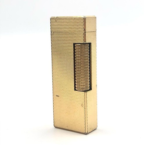 Dunhill Roller Gas Lighter Gold Hardware Swiss Surface Textured | eBay