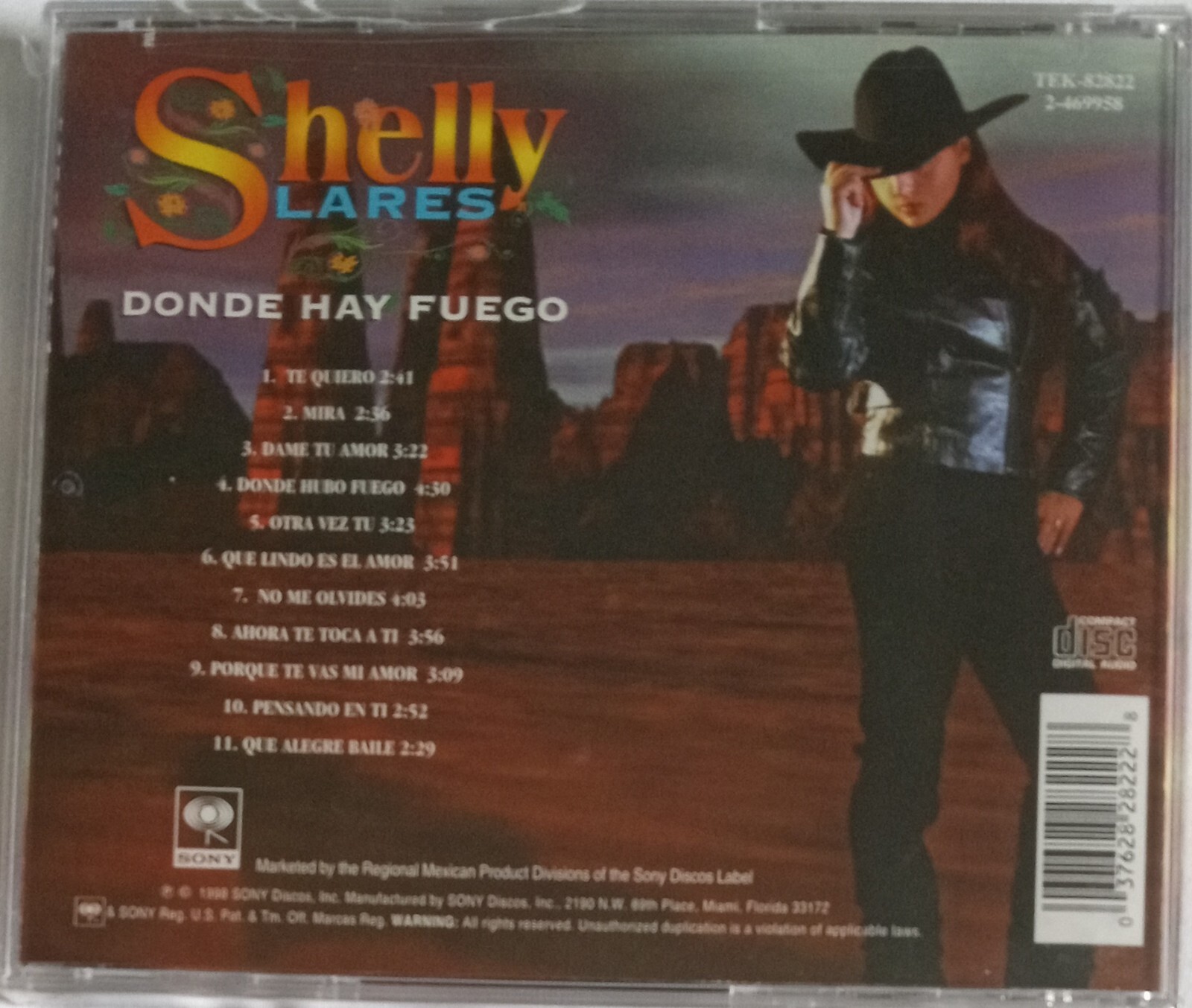 Shelly by Shelly/Shelly Lares (CD, Aug-1998, Sony Music Distribution ...