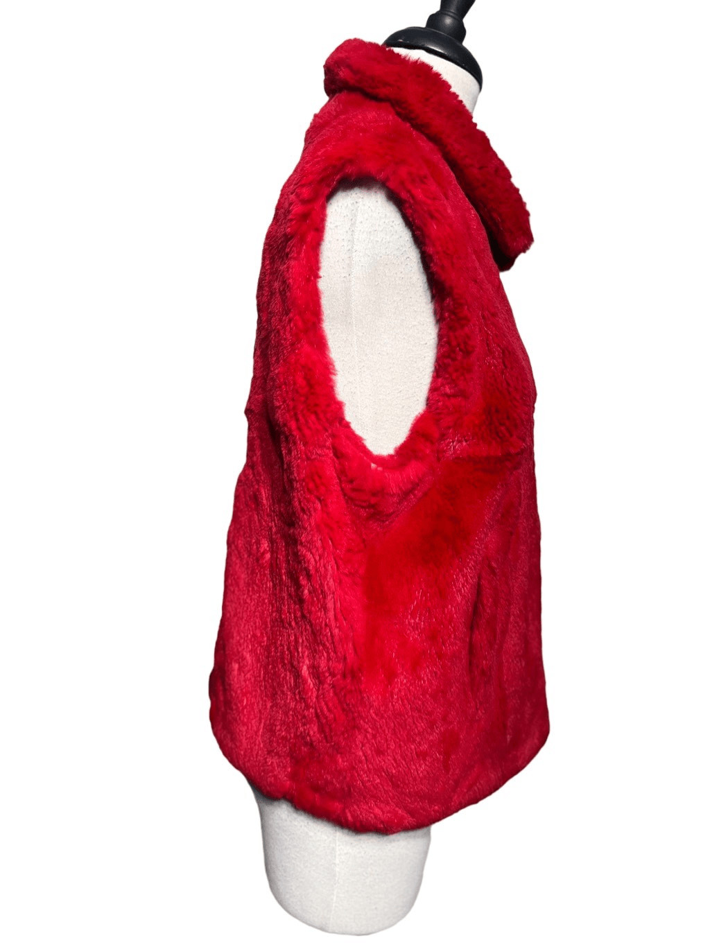 Stampede Collection Running Wild Western Red Fur Vest… - Gem