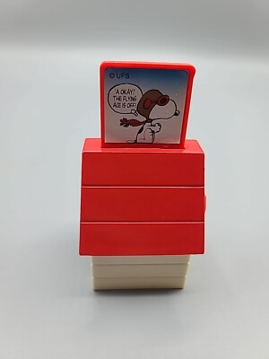 Vintage Snoopy Peanuts Gang Dog House Red Baron Flying Ace Pop Up ...