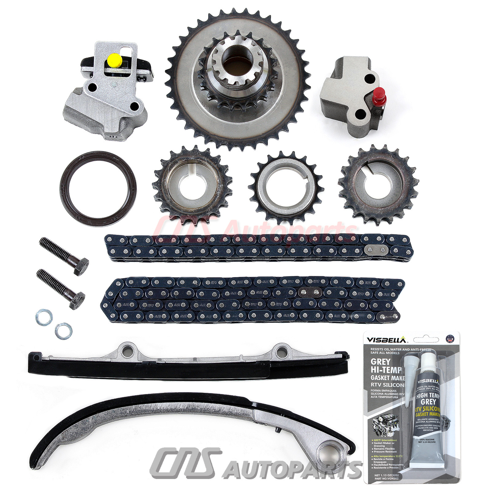 Fits 91-99 Nissan 240SX 2.4L DOHC KA24DE Engine Timing Chain Kit ...