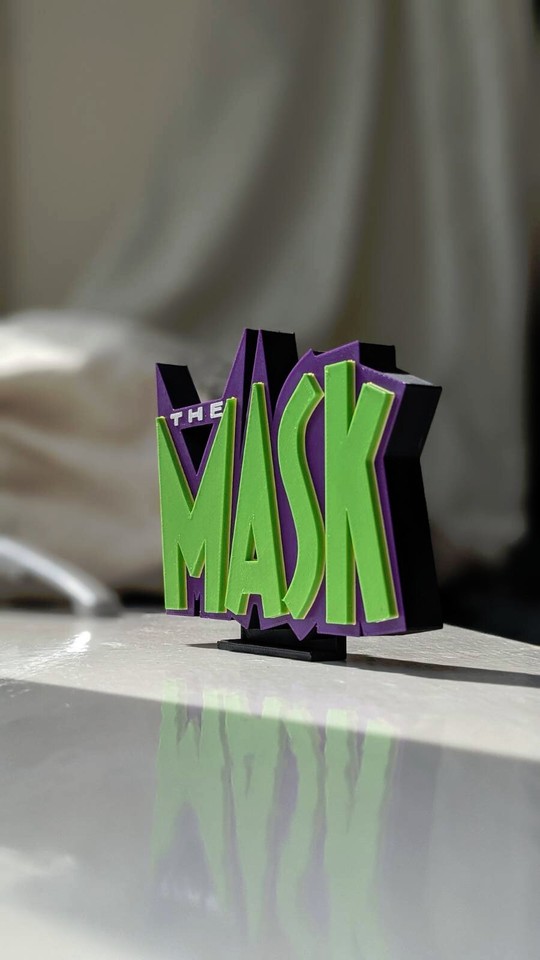 The Mask Plaque Display With Memorabilia Jim Carrey Beena Studio | eBay