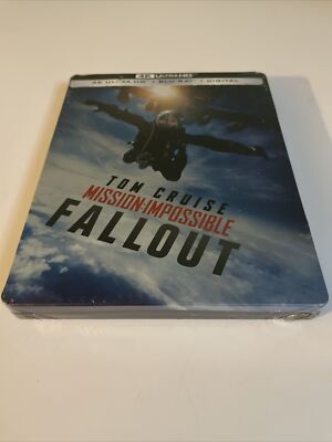 Mission Impossible Fallout Steelbook (4K+Blu-ray+Digital) - New - Loose ...