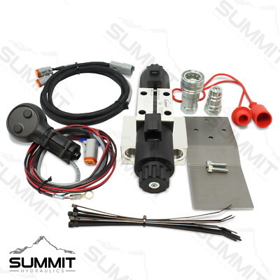 Universal Hydraulic Third Function Valve Kit w/ Joystick Handle, 15 GPM ...