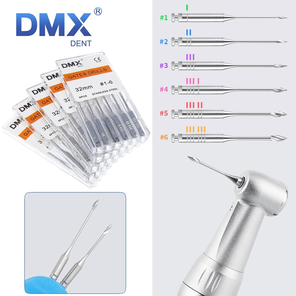 Endo Files Dental Pesso Reamers/Glidden Gates Spiral Burs Root Canal ...