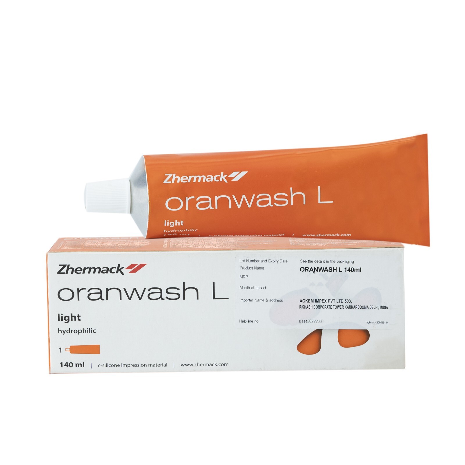 Zhermack Zetaplus Zeta Plus Intro Kit Putty 900ml + Oranwash + Indurent ...