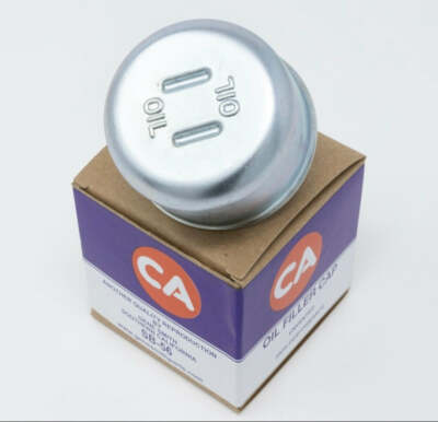 Chevrolet Chevy Oil Breather Cap 55 and up V8 std- Cad Plated - Vented ...