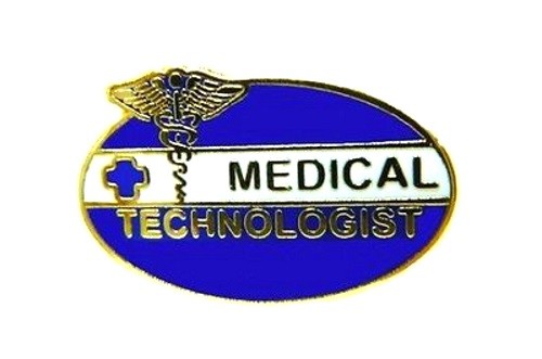 Medical Technologist Lapel Pin Tech Professional Blue Cross Caduceus ...