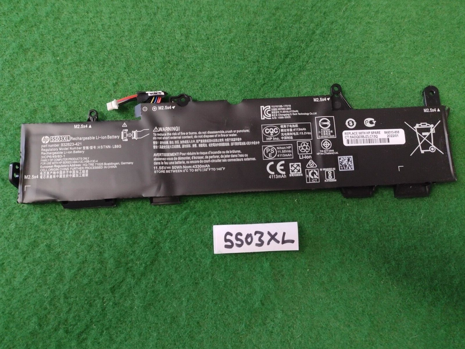 GENUINE HP EliteBook 830 840 735 745 G5 G6 SS03XL Battery 933321-855 ...