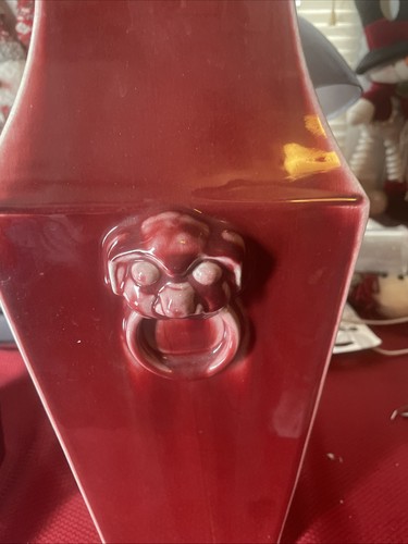 Pair Of Ox Blood Red Floor Vases | eBay