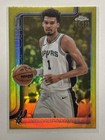 2025-26 Topps Chrome Victor Wembanyama Yellow Basketball Border 104/275 ...