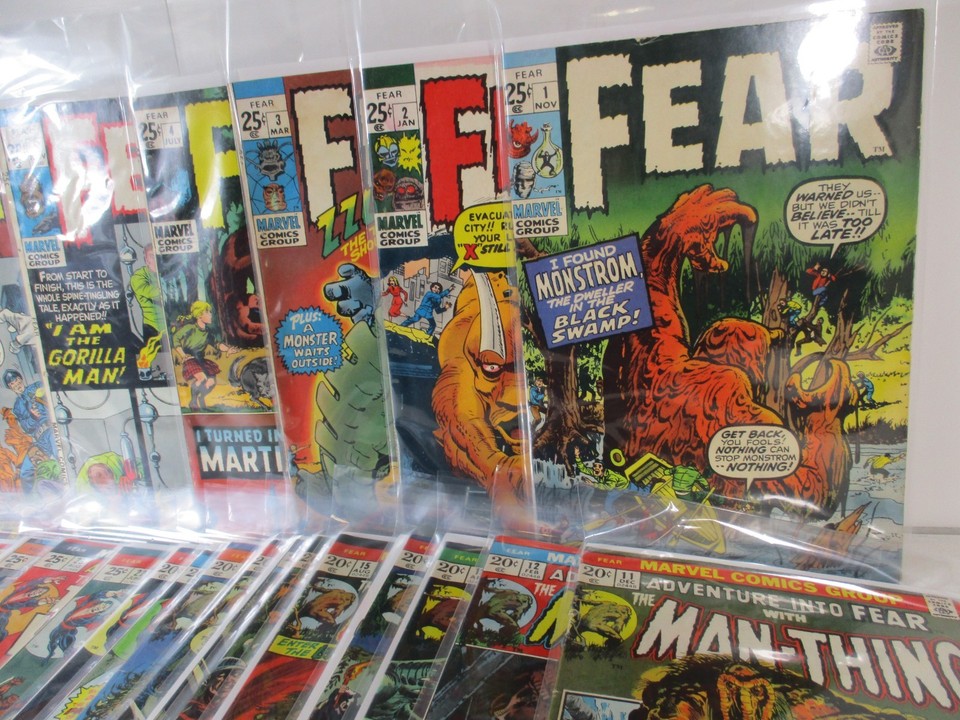 Fear 1-31 COMPLETE SET High Grade Scary Monsters Man-Thing 1970-75 (s ...