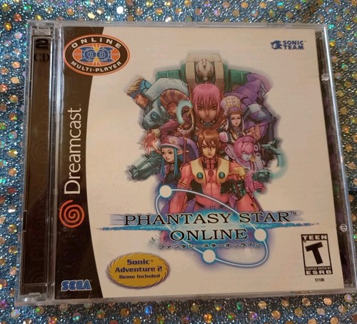 Phantasy Star Online Dreamcast Excellent, Complete, With Sonic ...