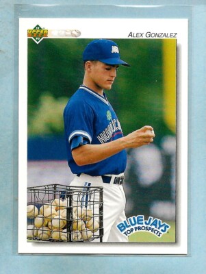 ALEX GONZALEZ - 1992 Upper Deck Minors "Rookie"- #317 -Blue Jays- Comb ...