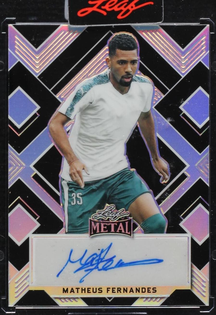 2022 Leaf Metal - Matheus Fernandes #BA-MF1 Black Prismatic /15 (AU ...