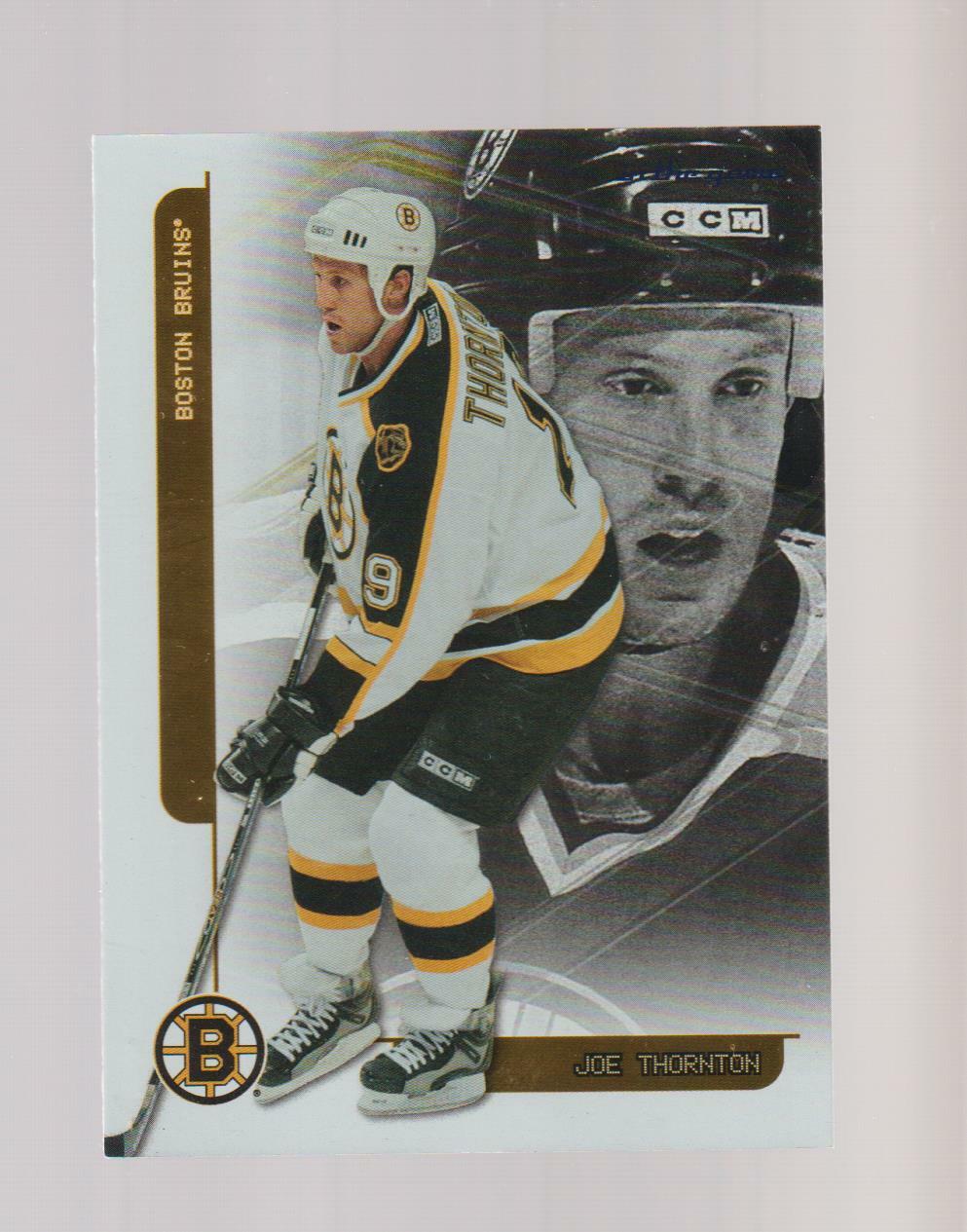2003-04 In The Game Foil #F-6 Joe Thornton card, San Jose Sharks legend ...