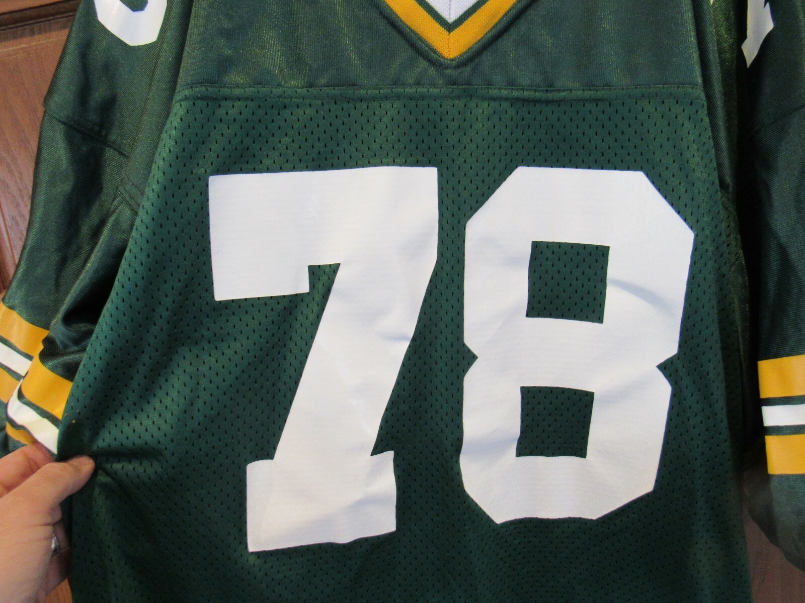 Vintage BETLIN Green Bay Packers NFL Football Jersey # 78 Ross Verba ...