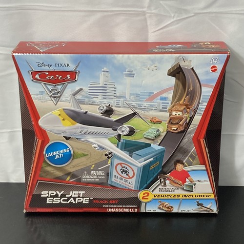 Disney Pixar SPY JET ESCAPE Cars 2 Track Set V2865 Mattel 2010 Mater ...