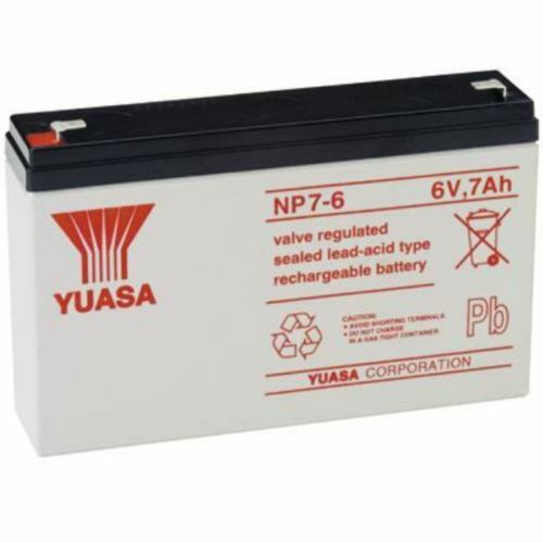 Yuasa 12V / 6V Battery For Model Boats, Lawn Mowers, Solar Panels and ...