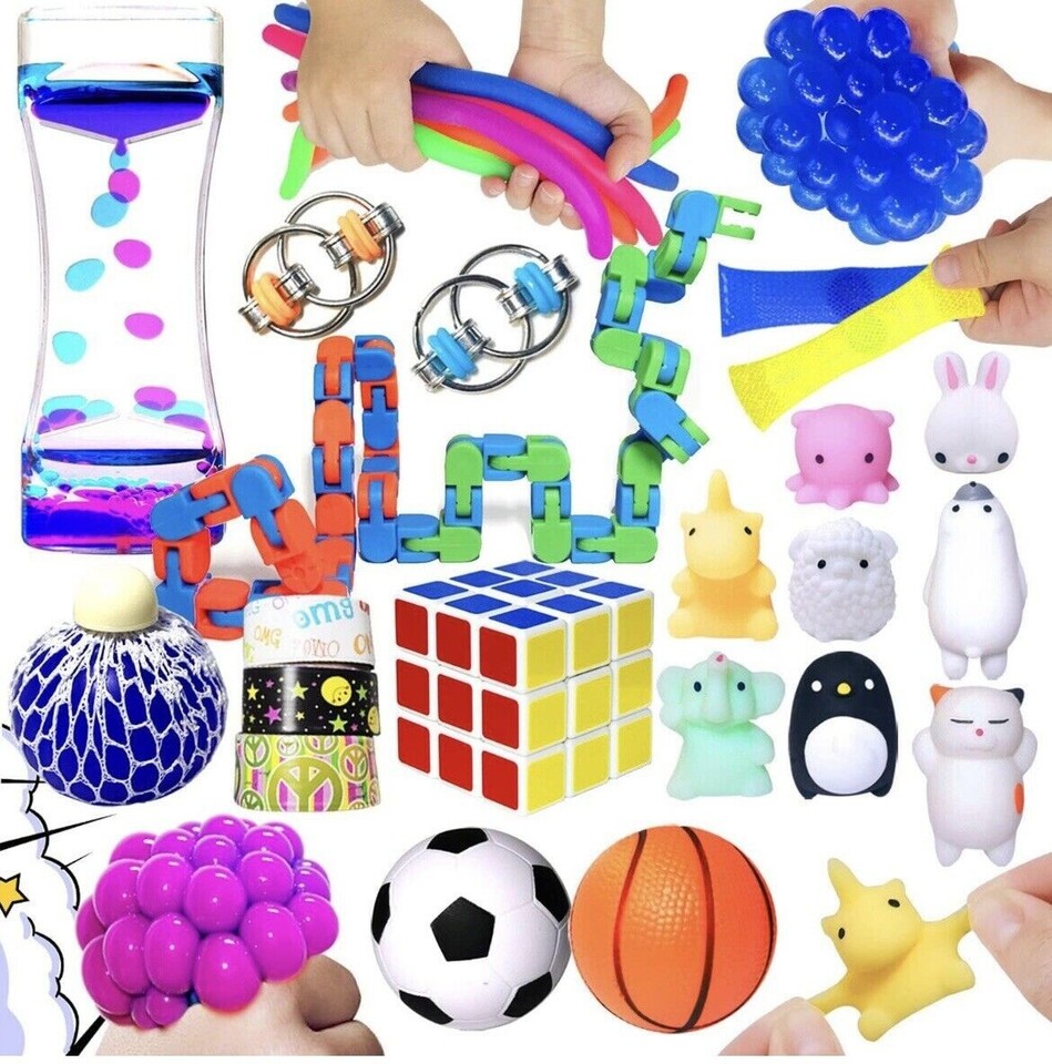 36 Pack Sensory Fidget Toys Set Stress Relief Anti Anxiety Toys for ...
